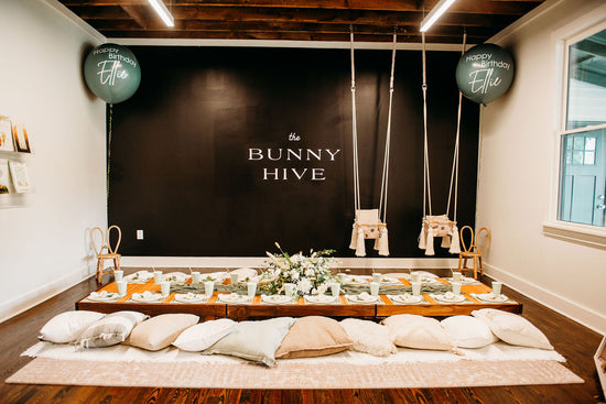 The Perfect Children’s Event Venue: The Bunny Hive - Confetti Jar