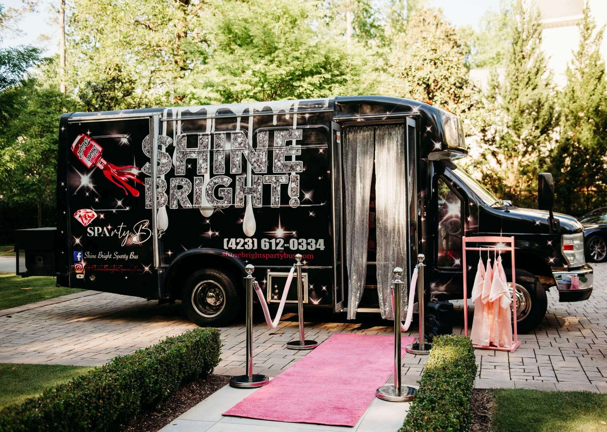 Atlanta Spa Bus Parties: Shine Bright Sparty Bus - Confetti Jar